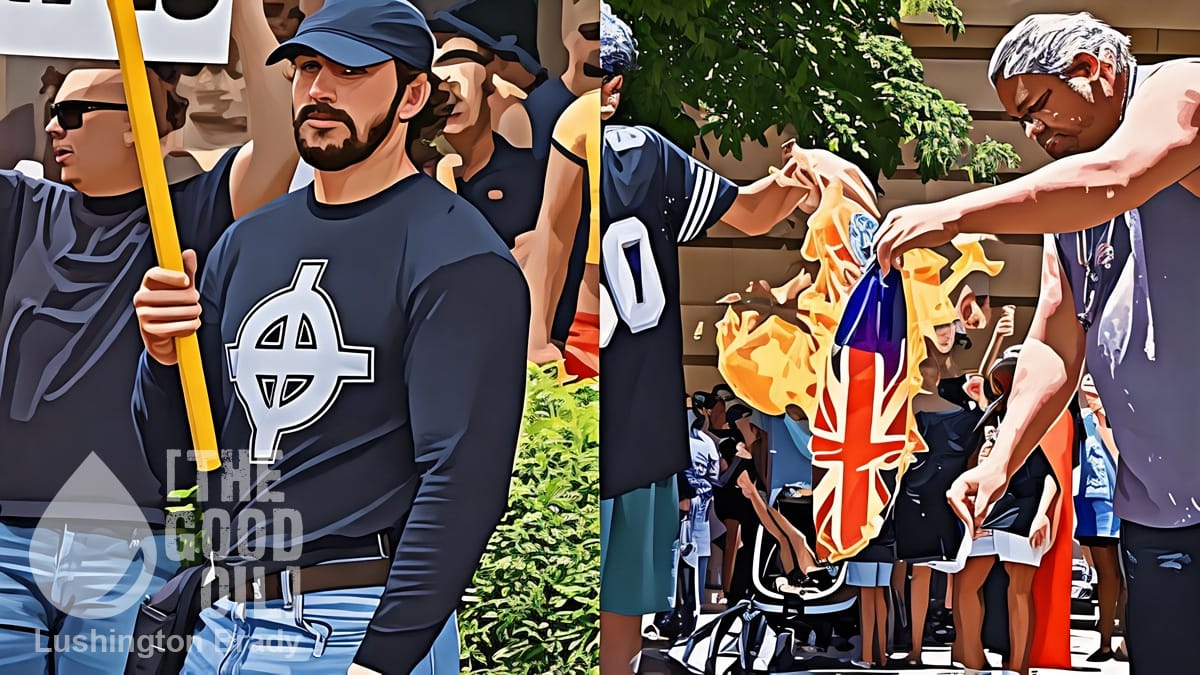 Hate from Both Sides Stains National Day