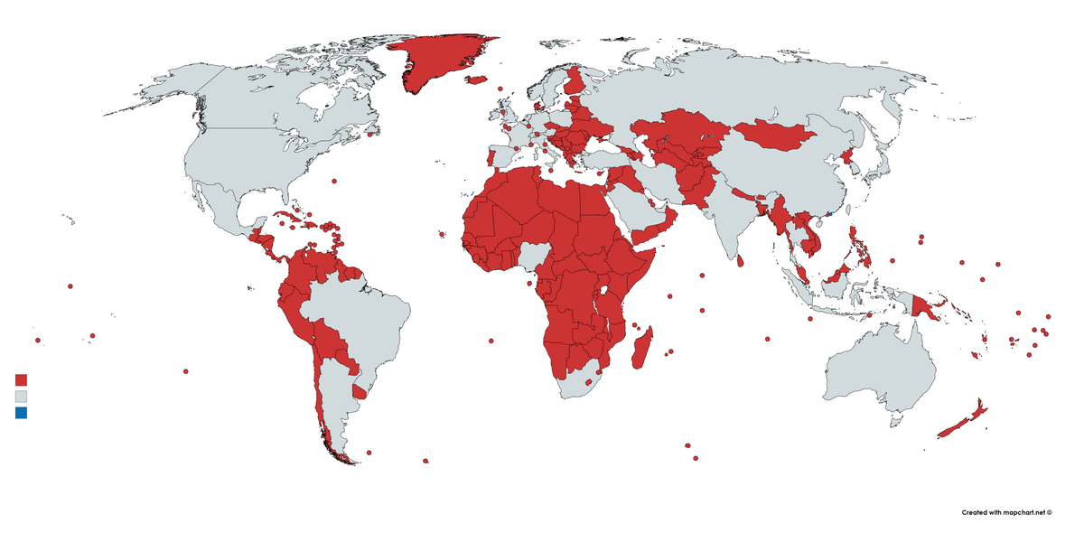 The BFD | Map of the Day: Countries With a Smaller Economy than Hong Kong