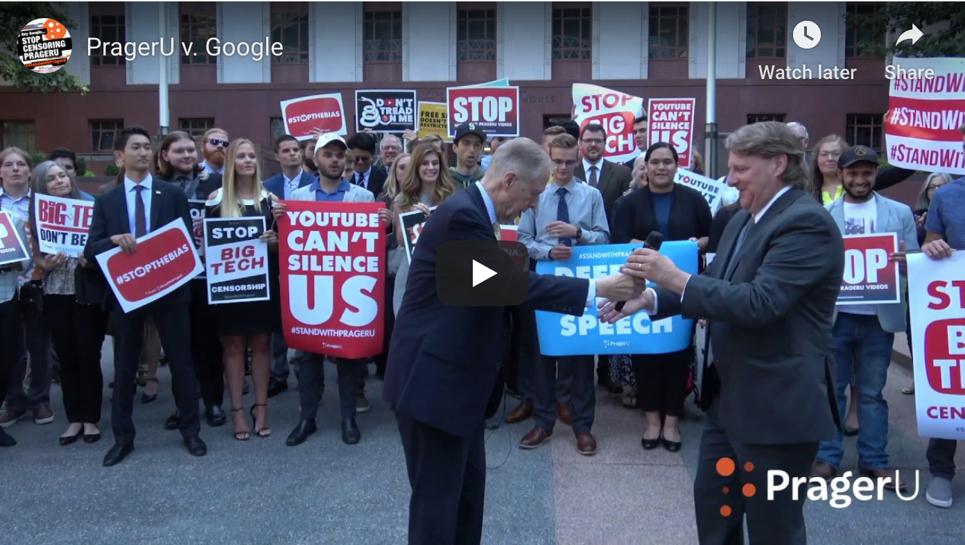 The BFD | PragerU v. Google