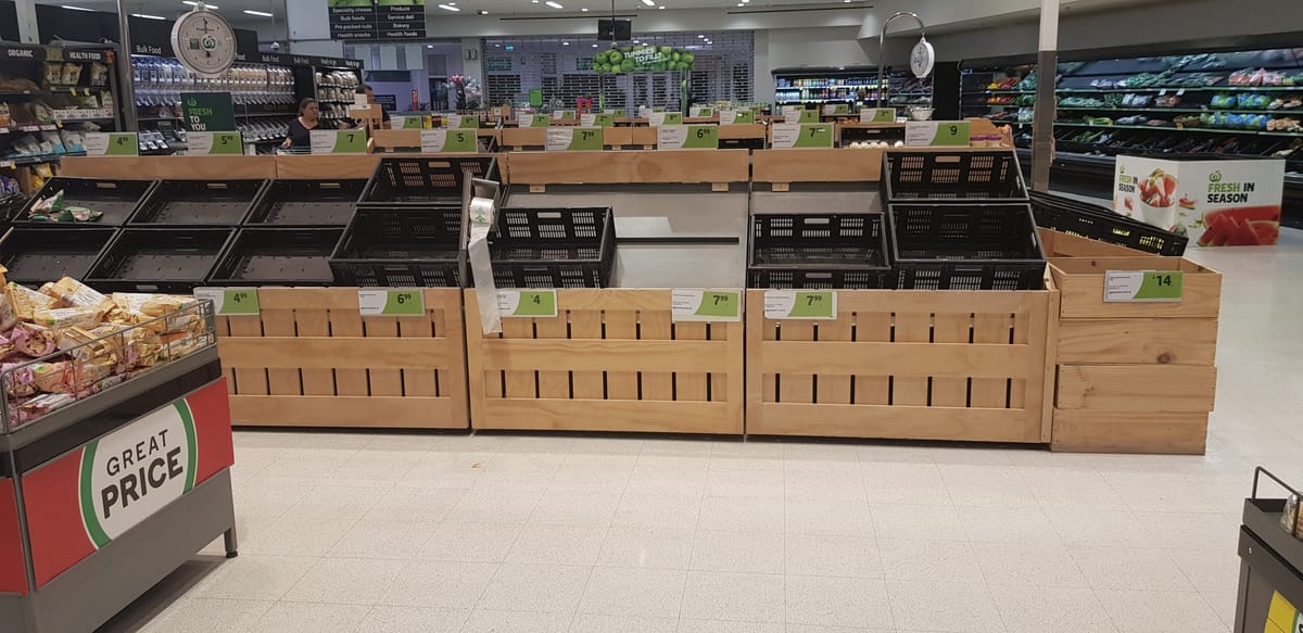 The BFD | Supermarket Shelves on Friday