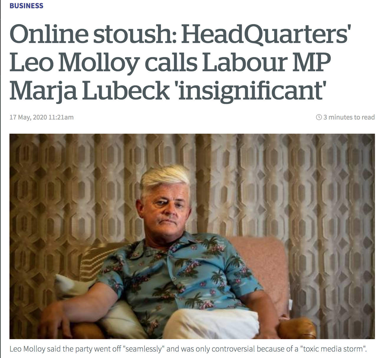 The BFD | Classic Labour Party Behaviour, Just a Cluster