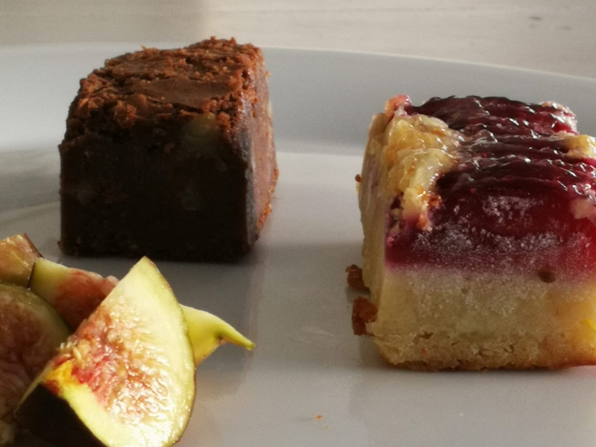 The BFD | The BFD Food Column: Almond Square/Slice & Chocolate Brownies