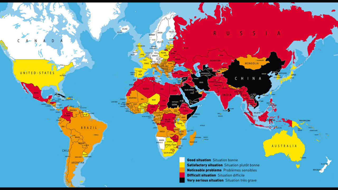 The BFD | Map of the Day: Press Freedom