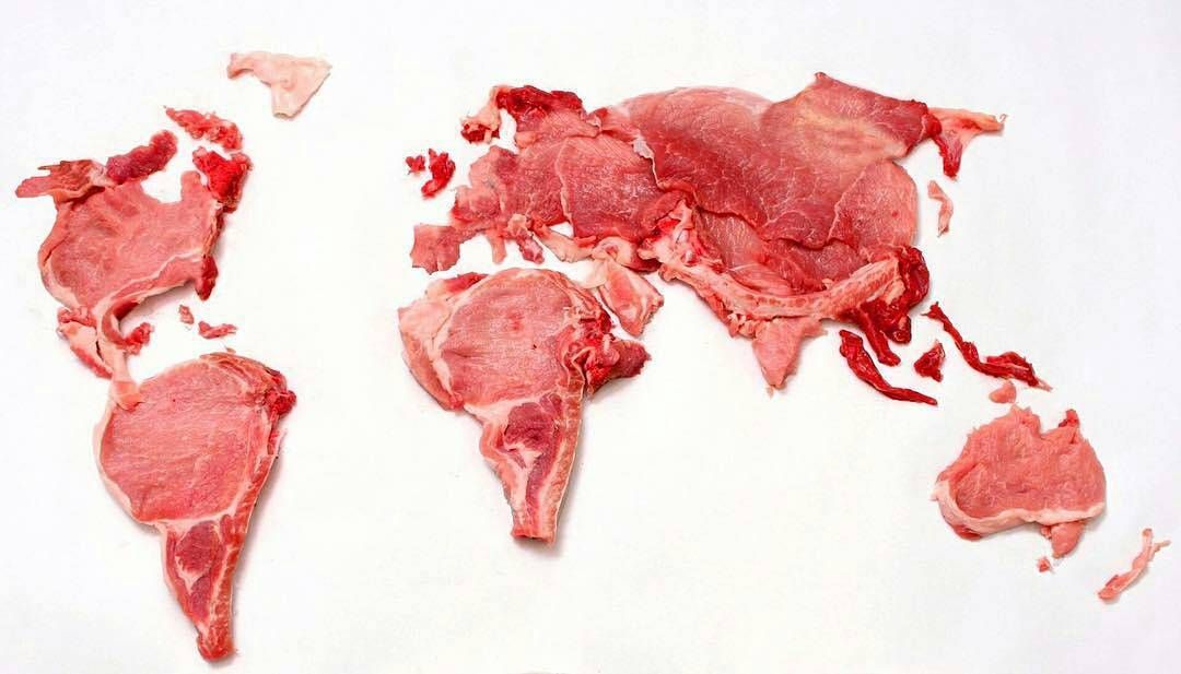 The BFD | Map of the Day: World Meat Map