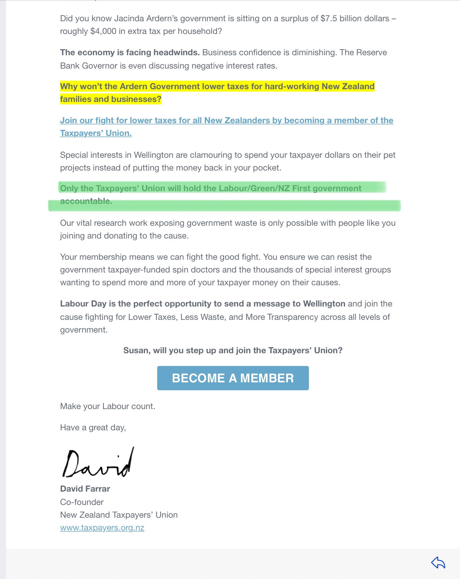 The BFD | What About the National Party David?