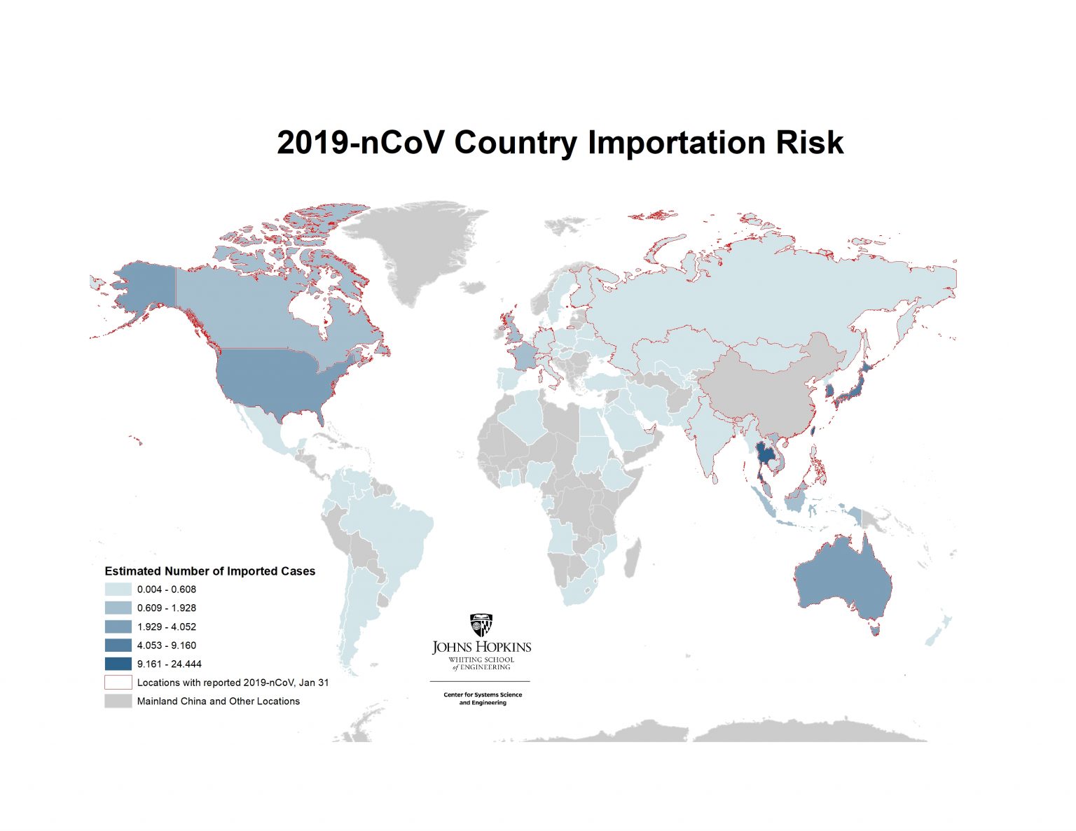The BFD | The BFD Map of the Day: Heatmap of Countries/Regions with ...