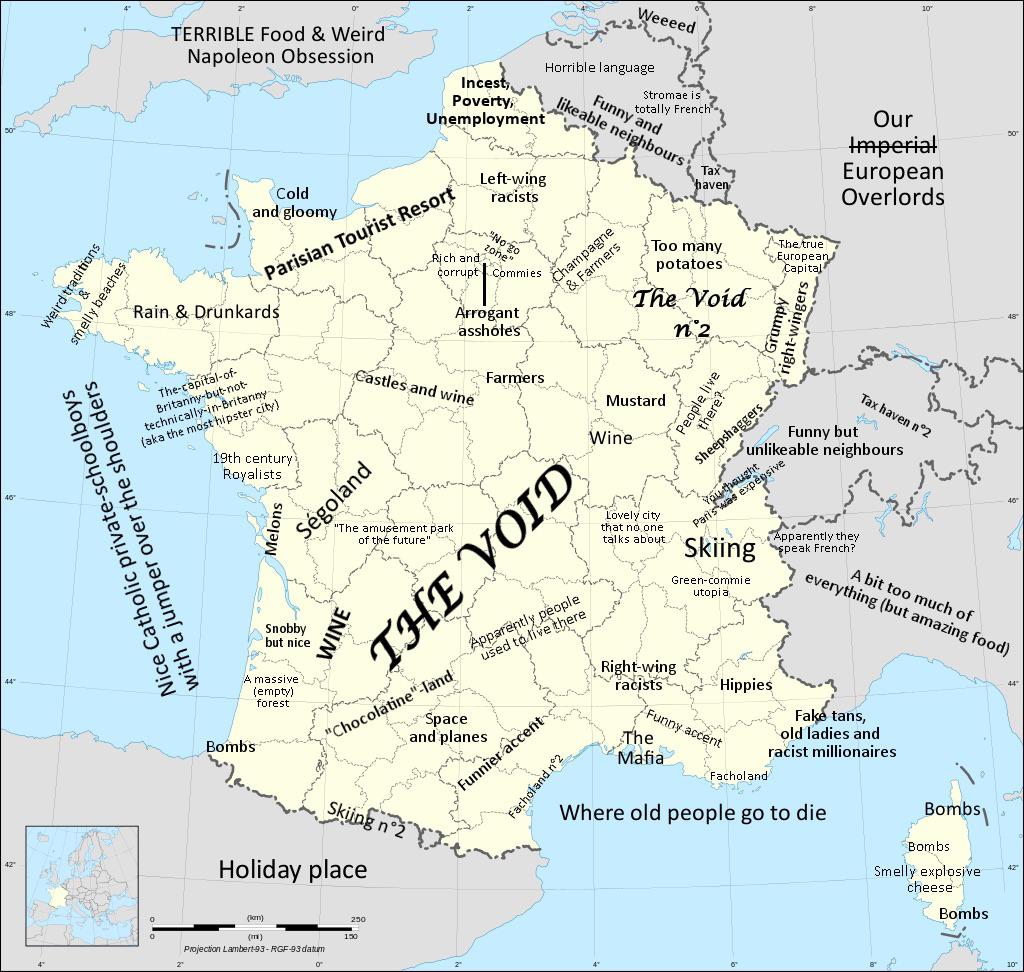 The BFD | France Stereotype Map